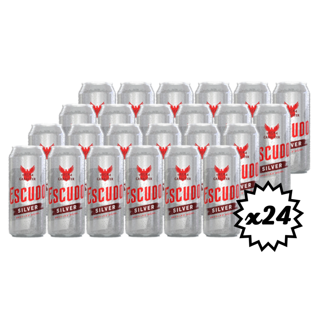 Cerveza Escudo Silver Lata 470 cc x24 Unidades – Botecario